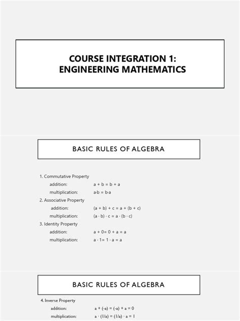Engineering Mathematics Presentation Material Pdf