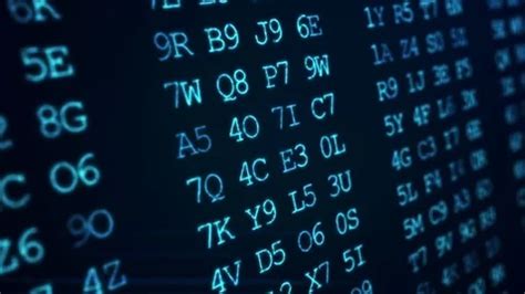 Hexadecimal Code Stock Video Footage Royalty Free Hexadecimal Code