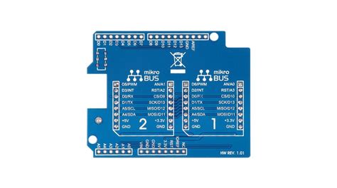 Mikroe 1581 Mikroelektronika Arduino Uno Click Sköld Elfa Distrelec