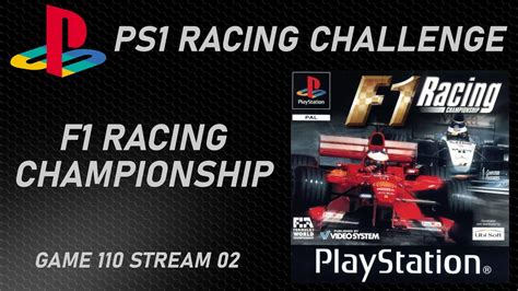F1 Racing Championship PS1 Racing Challenge G110S02 YouTube