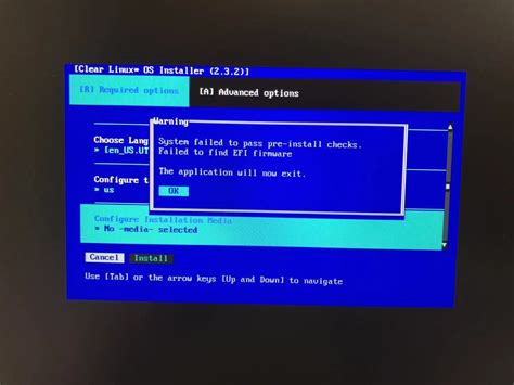 How To Solve The Failed To Find EFI Firmware Problem Q A Clear Linux OS Forum