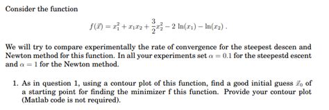 Consider The Function Chegg Com