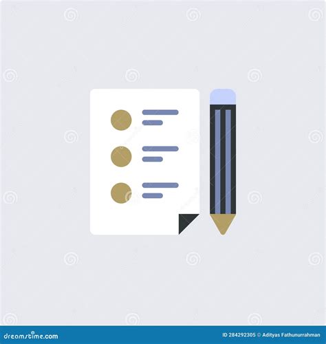 Streamlining Tasks With A Document List Todo System Stock Vector Illustration Of Research