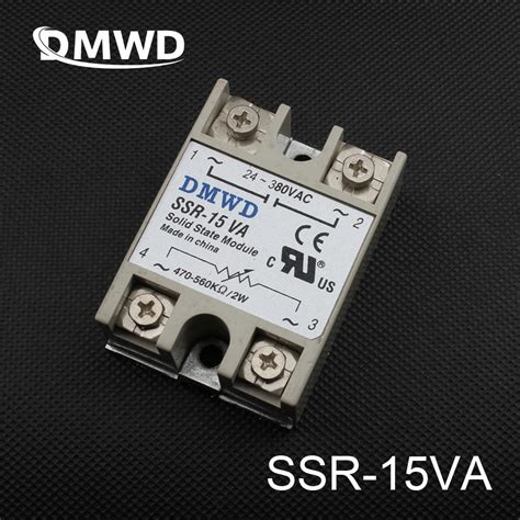 Solid State Relay Ssr 15va 15a Actually 500k Ohm To 24 380v Ac Ssr 15va