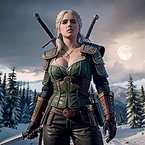 Dopamine Girl Full Body Photo Of Ciri From The Witcher Young Woman