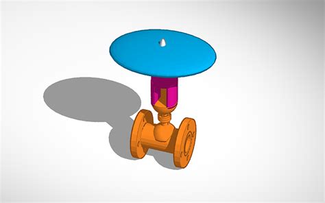 3d Design Control Valve Tinkercad