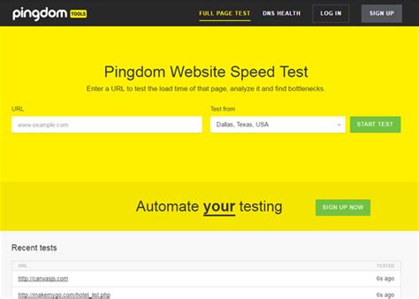 Top Website Performance Testing Tools Online Sales Guide Tips