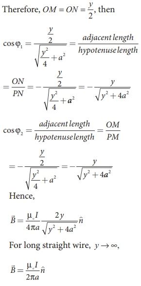 Biot Savart Law Solved Example Problems Physics