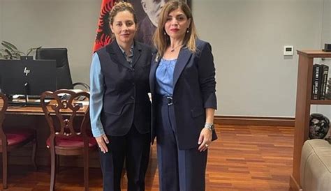 Srsg Ziadeh Meets Albanian Foreign Minister Olta Xhaçka United