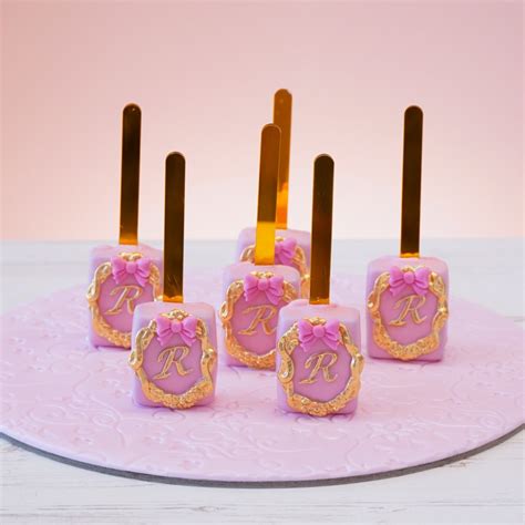Letter Monogram Cake Pops The House Of Cakes Dubai