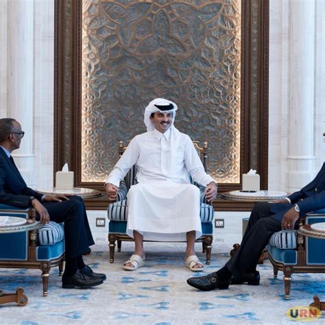 Kagame Tshisekedi Meet Before Qatari Leader Uganda Radionetwork