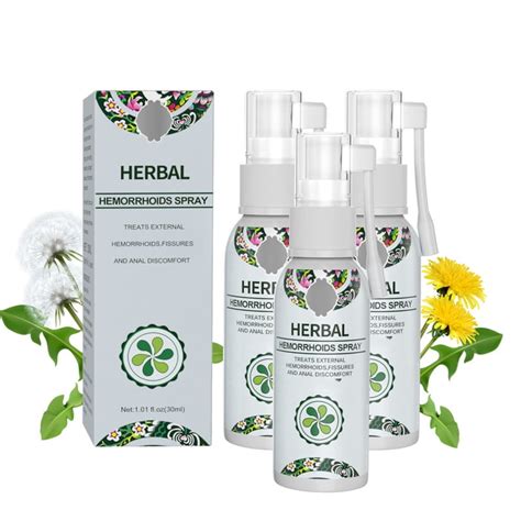 Natural Herbal Hemorrhoids Spray Natural Herbal Hemorrhoids Spray No Stimulation Relief Anal