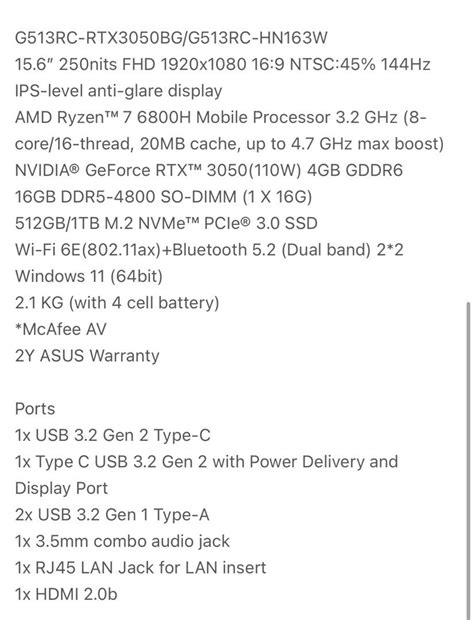 Asus Rog Gaming Laptop Computers Tech Laptops Notebooks On Carousell