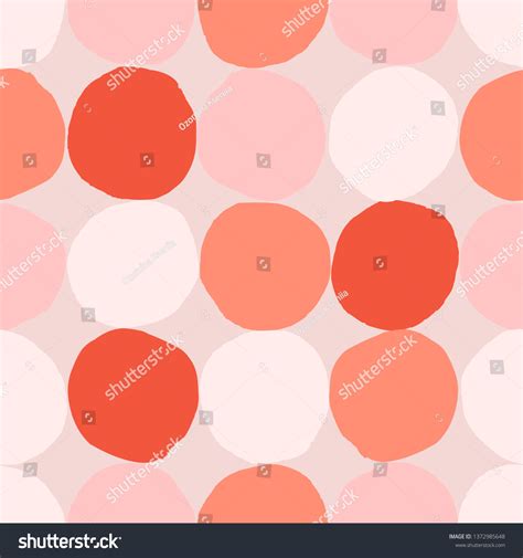 Geometric Seamless Pattern Polka Dot Background Stock Vector Royalty Free 1372985648