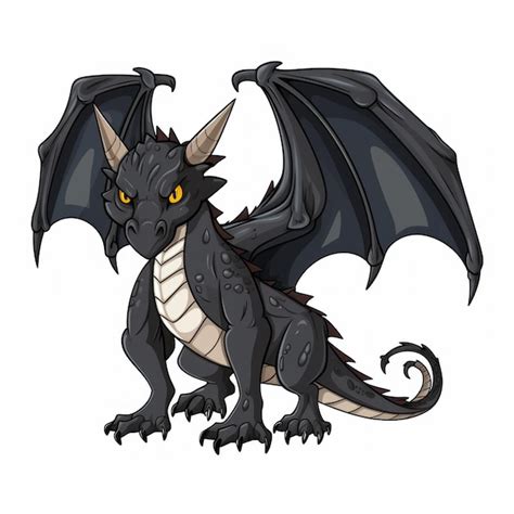 Black Dragon Cartoon Images Free Download On Freepik