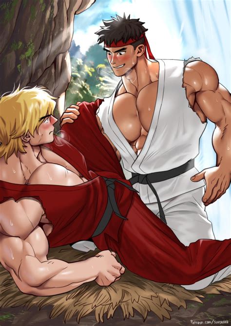 Ryu And Ken Masters Street Fighter And 1 More Drawn By Suyohara