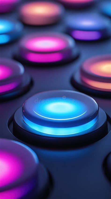 Interactive Volumetric Light 3d Buttons Designed With Innovative Lighting Technology And