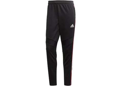 Adidas Tiro 19 Training Pants Black Power Red White Collegiate Green