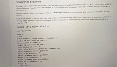 Solved Programming Instructions Write A Program Which Reads