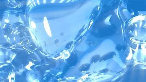 Light Blue Slight Gentle Liquid Bg Abstract 3d Rendering Stock