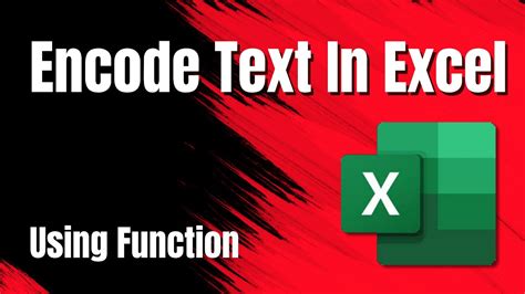 How To Use Encode Url Function In Excel Youtube