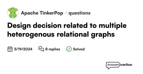 Design Decision Related To Multiple Heterogenous Relational Graphs