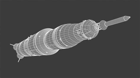 Saturn V 3d Model By Frezzy