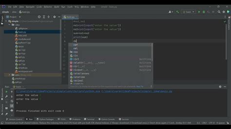 Addition Of Two Numbers In Python By Asha Youtube