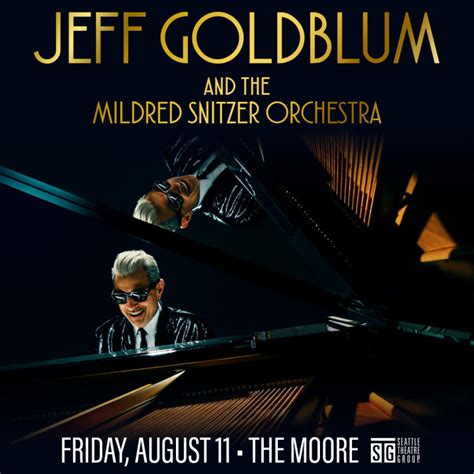 Jeff Goldblum And The Mildred Snitzer Orchestra In Seattle At The