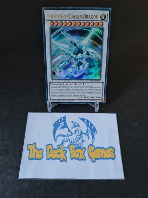 Yugioh Shooting Quasar Dragon Lc En Limited Edition Ultra Rare Values Mavin
