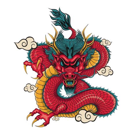 Premium Vector Asian Dragon Vector
