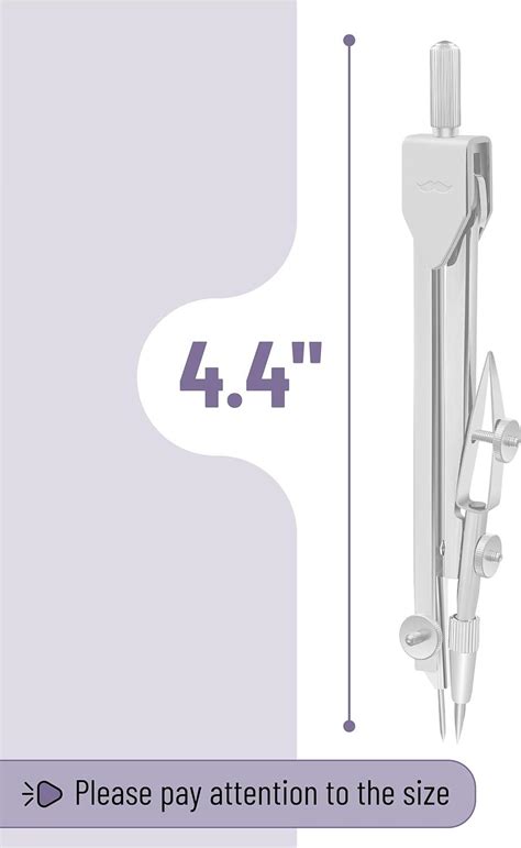 Mr Pen Professional Compass For Geometry 2 Pack Mr Pen