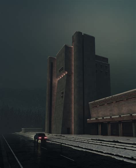 Dystopian Building Finished Projects Blender Artists Community