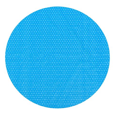 Bâche Solaire De Piscine Ronde Diamètre 244 Cm Polyéthylène Bleu 03