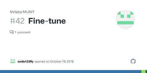 Fine Tune Issue 42 NVlabs MUNIT GitHub