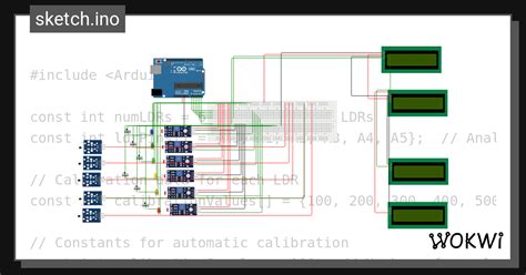 6plate Photo Diode Wokwi ESP32 STM32 Arduino Simulator