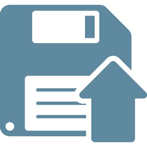 backup data disk diskette floppy guardar save storage icon