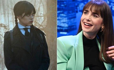 Lily Collins Destronó A Jenna Ortega Y No Es Por La Serie Más Vista En