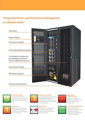 Vertiv Apm 300 Kva The Compact Row Based Ups With Flexpower Technology At Best Price In Chennai