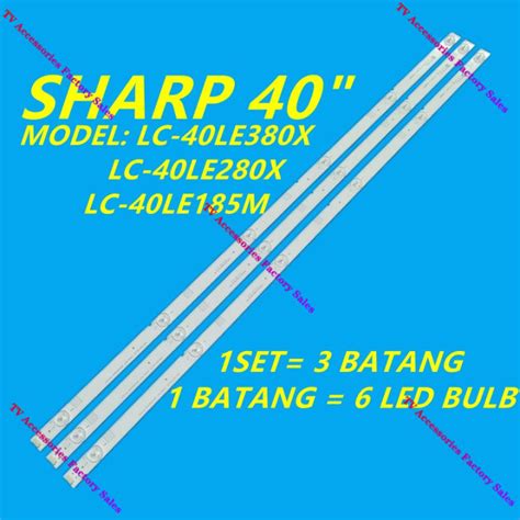 LC-40LE380X ทีวี LED 40 "ไฟ LC-40LE280X / LC-40LE185M แบ็คไลท์ LC ...