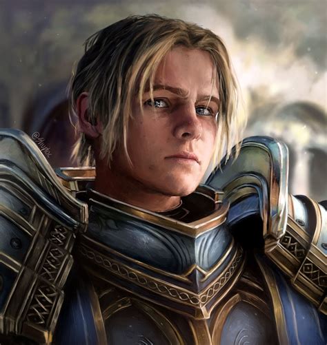 Anduin Wrynn Portrait Julie Damgaard On Artstation At