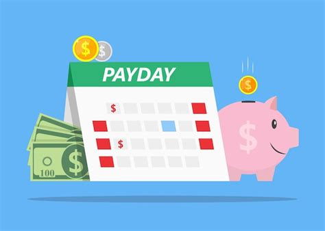 Premium Vector Vector Illustration Concept Of Salary Payment With
