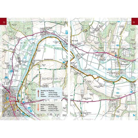 Walking The Thames Path Map Booklet The Trails Shop