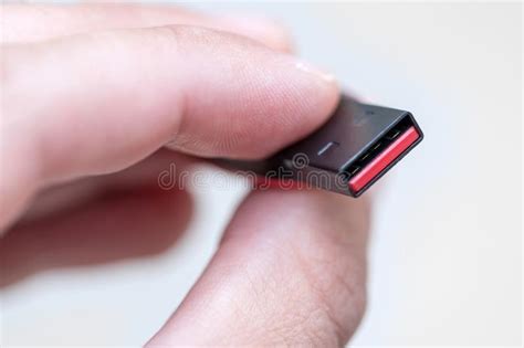 USB Stick In Human Hand Stock Photo Image Of Memory 152692268