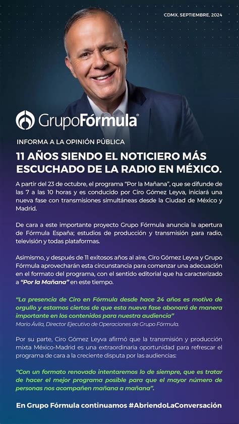 ¿quién Es El Dueño De Grupo Fórmula