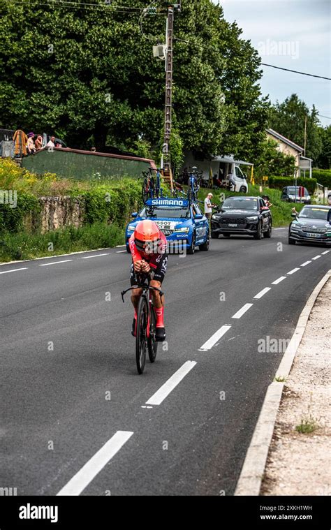 Tom Pidcock Of Ineos Grenadiers Cycling In The Tour De France Stage 7