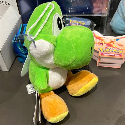 Black Yoshi Plush Super Mario Bros All Star Collection Boba Hero Lv Up