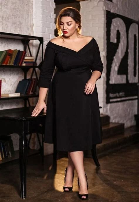 Модная пышечка 🍩 Дзен Vestidos Negros Moda Vestidos