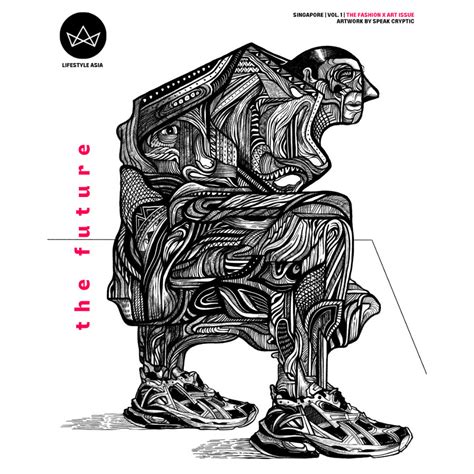 LSA Digital Issue Fashion X Art Feat SPEAK CRYPTIC Balenciaga