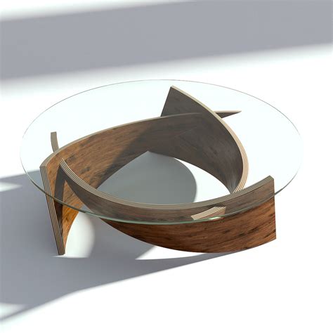 3d Model Glass Table Turbosquid 1462891